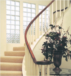 Glass Block in stairway - Eastern Glass Block
