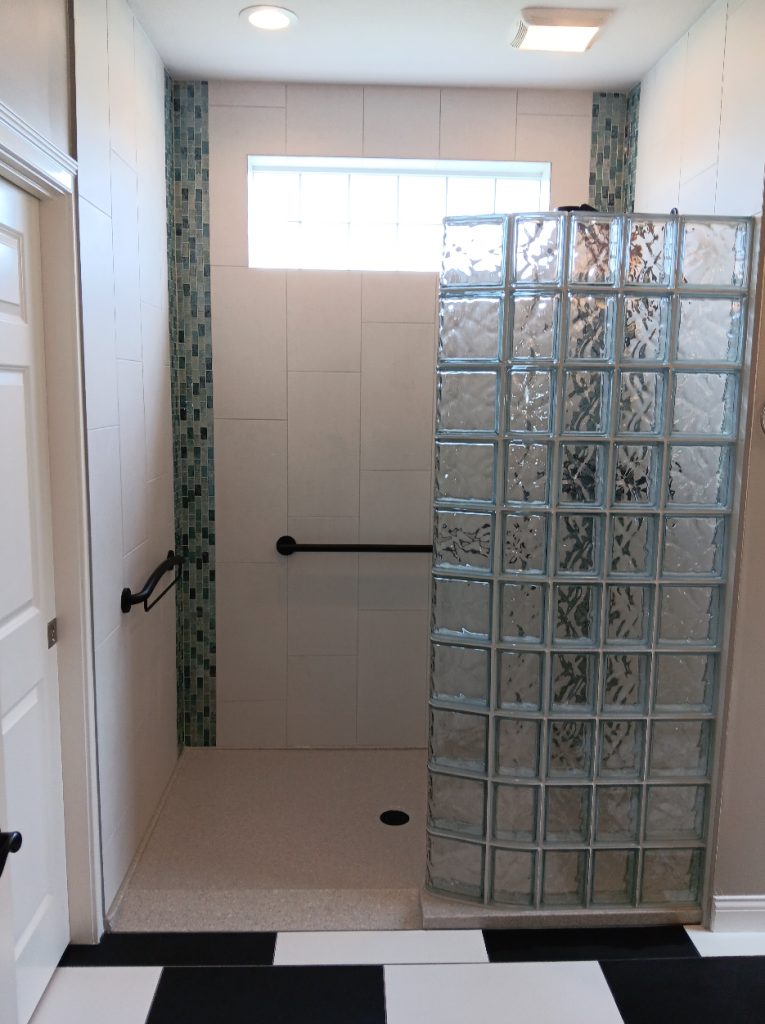 Glass Block Showers | Design and Supply Glass Block Shower Kits
